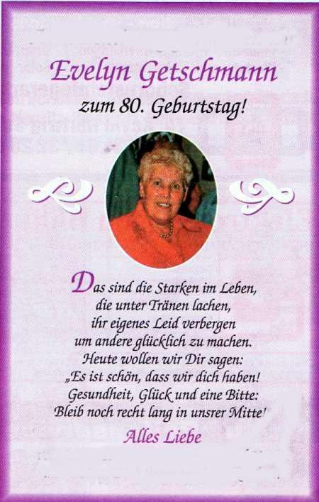 Gluckwunsche zum 80 geburtstag schreiben